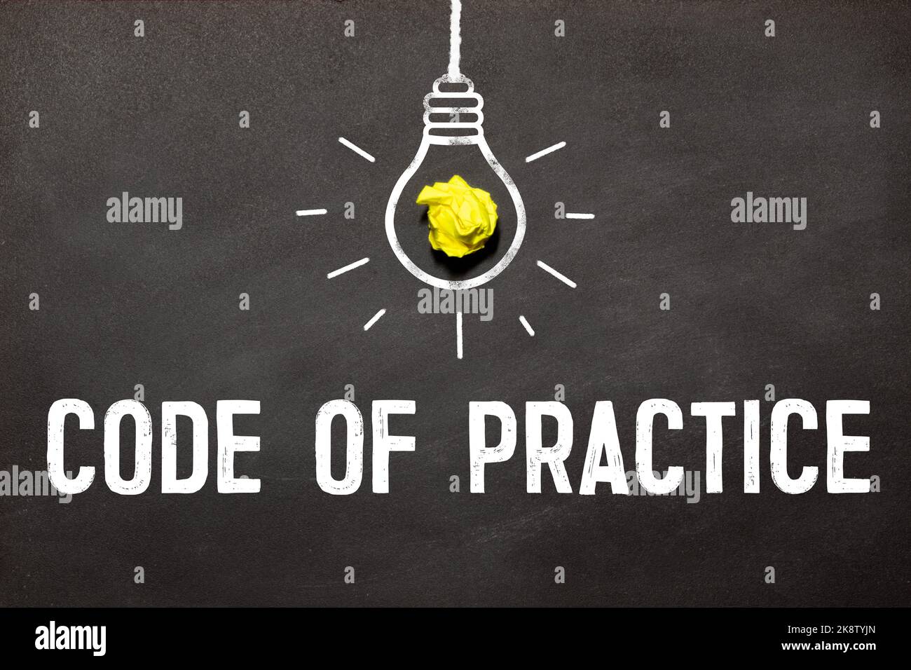 Code of Practice text written on a notebook with pencils Stock Photo ...