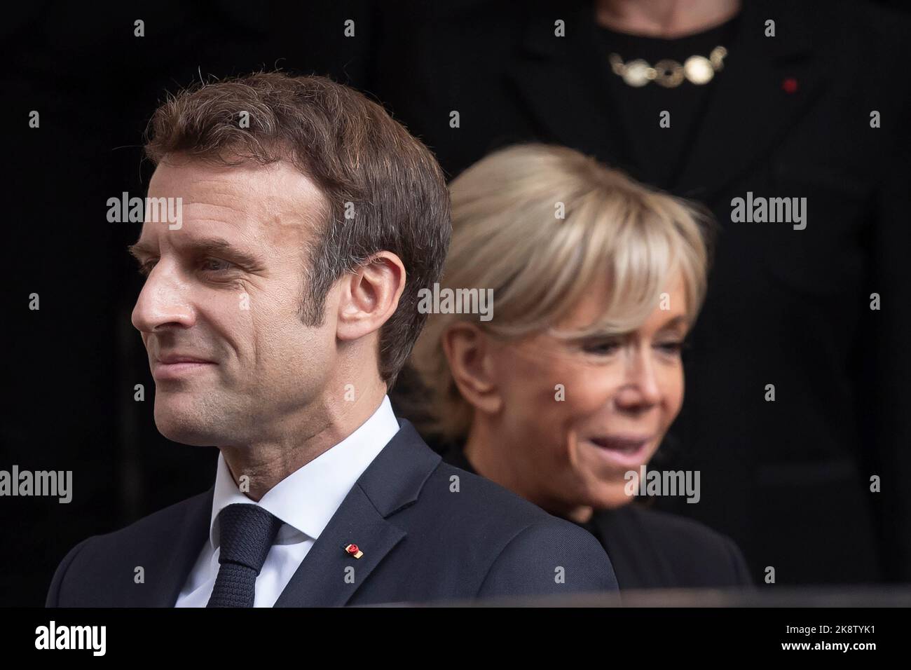Vatican City, Vatican, 24 October 2022. French President Emmanuel ...