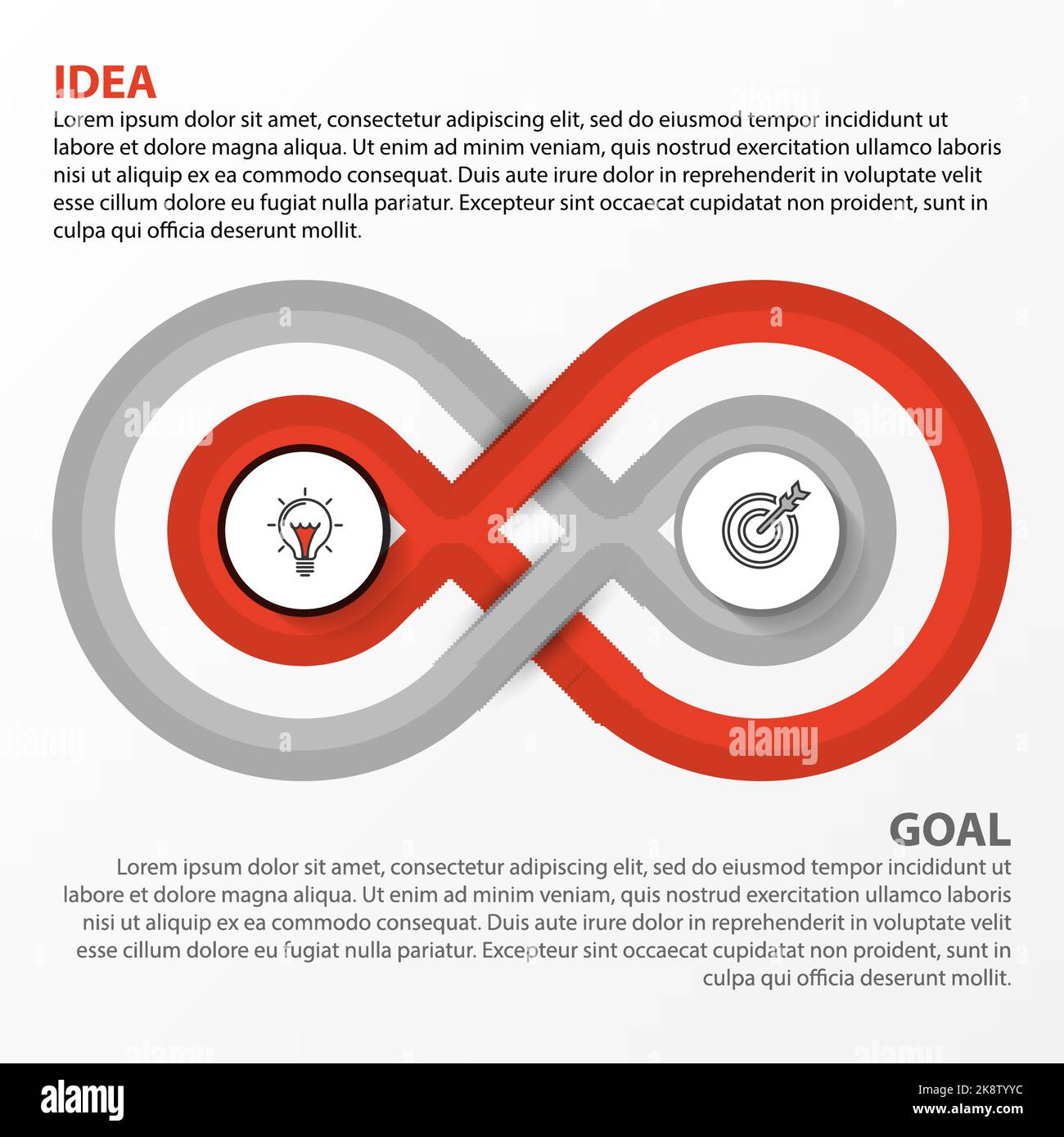Infographic design template. Creative concept with 2 steps. Can be used ...