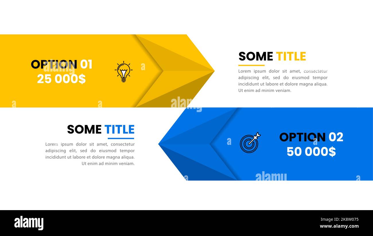 Infographic design template. Creative concept with 2 steps. Can be used ...