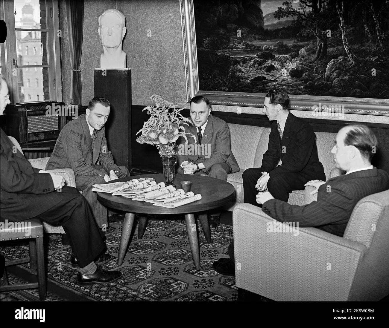 Oslo 19411009 the german deputy national press officer hi-res stock ...