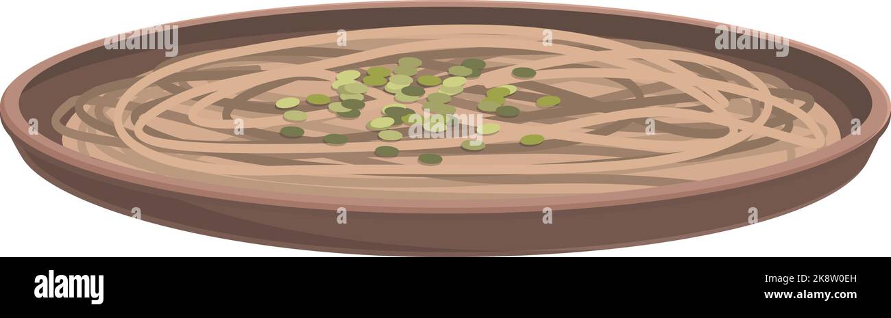 Pasta menu icon cartoon vector. Japan food. Oden cuisine Stock Vector ...