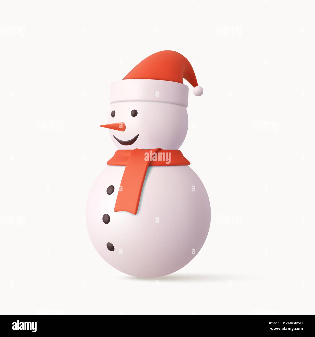 Festive snowman hat scarf Stock Vector Images - Alamy