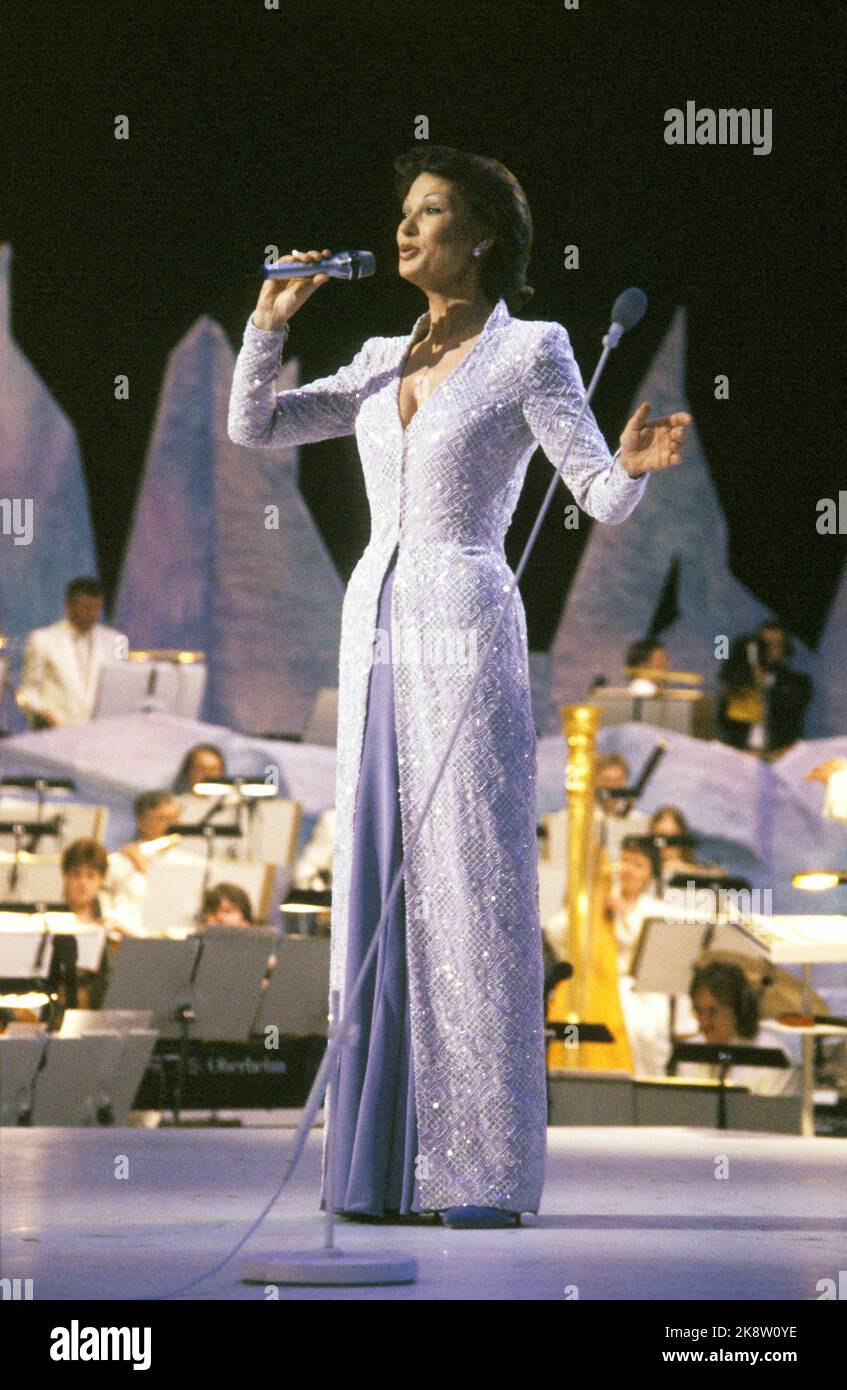 Melody grand prix 1986 in grieghallen hi-res stock photography and ...