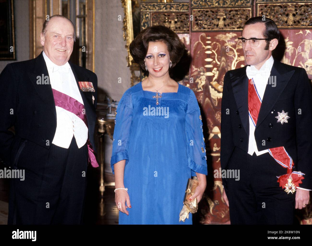 Portugal 19780222. King Olav on an official visit to Portugal. King ...
