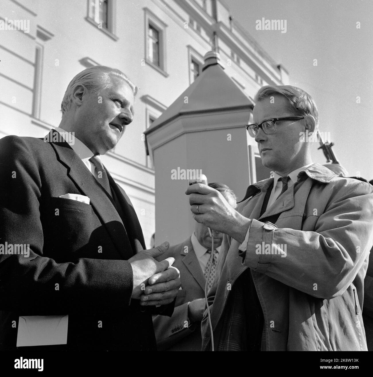Oslo 19630921 The Storting debate on the Government Lyng's declaration ...