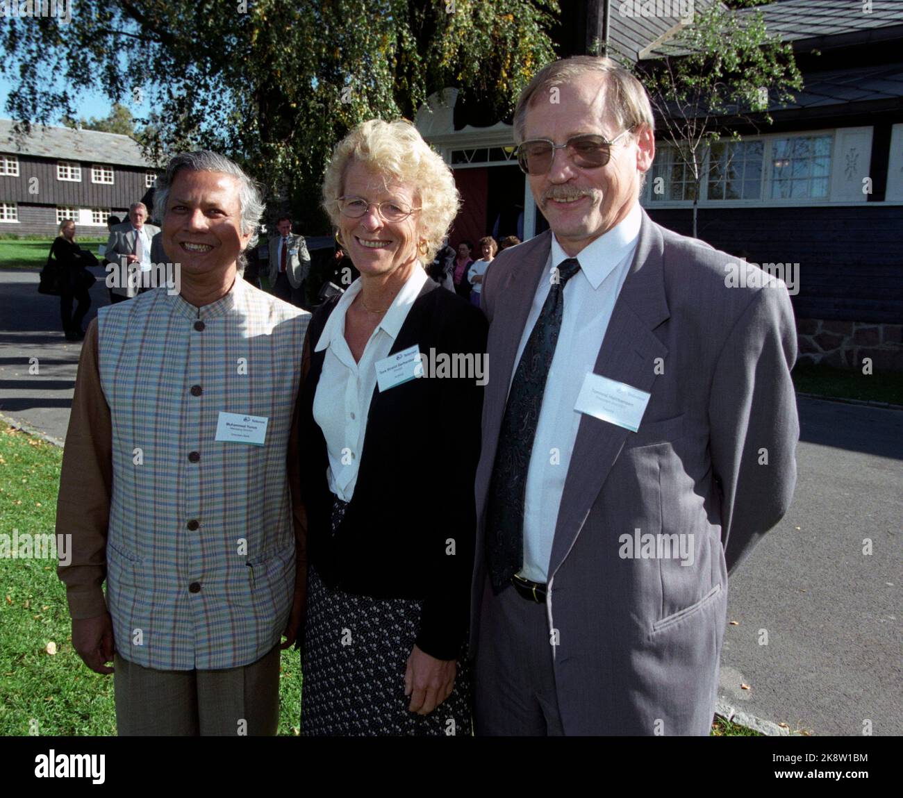 Oslo 19960925. Mohammad Yunus, founder of the Women's Bank, which ...