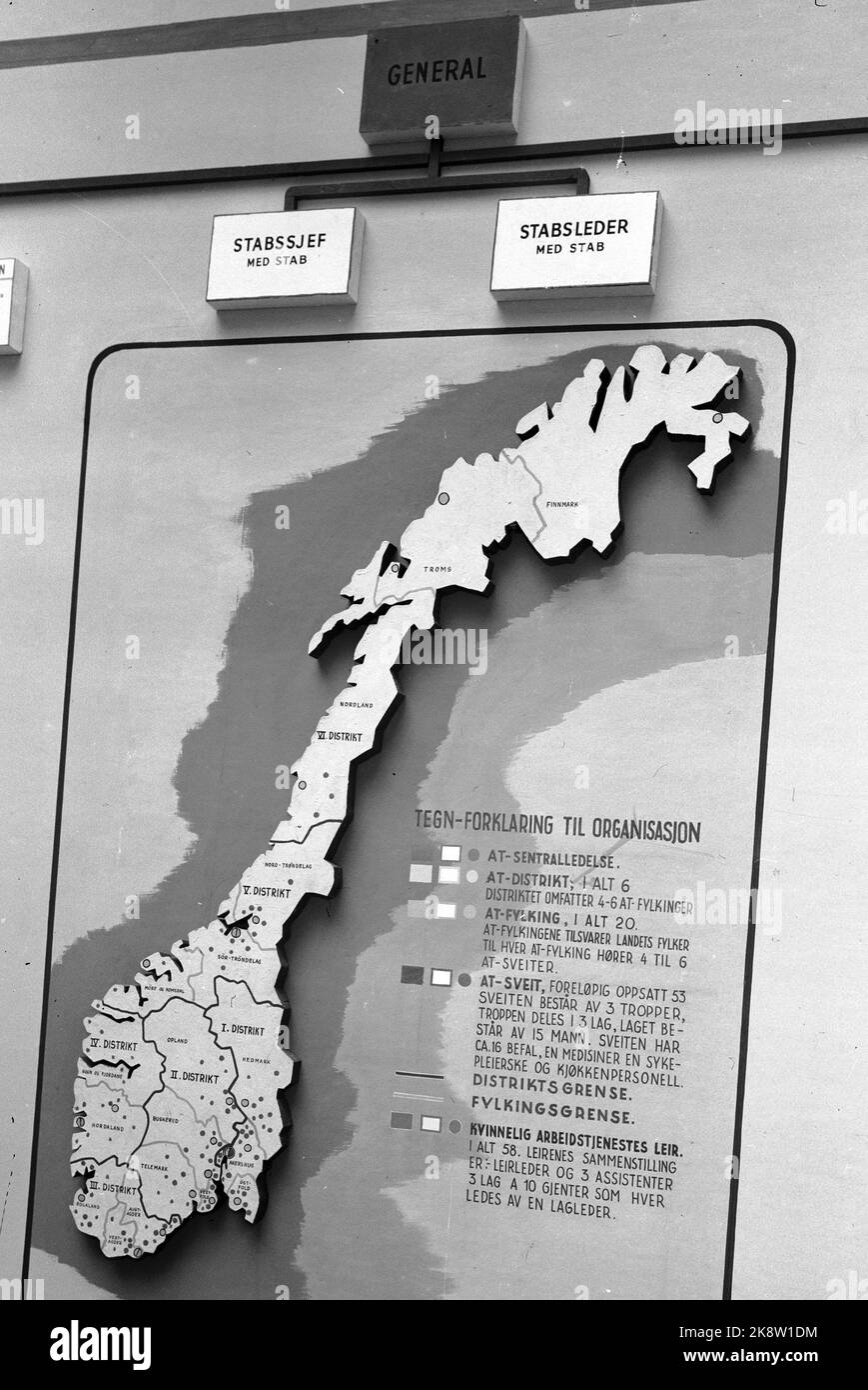 Map of the different departments propaganda photo hi-res stock ...