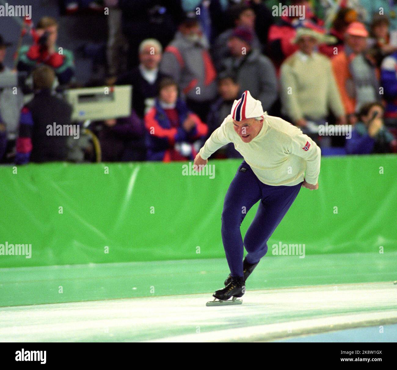 Johnny syversen ntb skate full figure olympics action hi-res stock ...