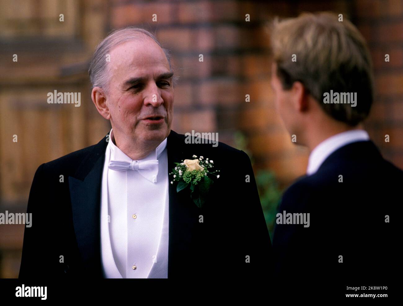 Oslo 19890827. Ingmar Bergman after the wedding of his daughter Linn ...