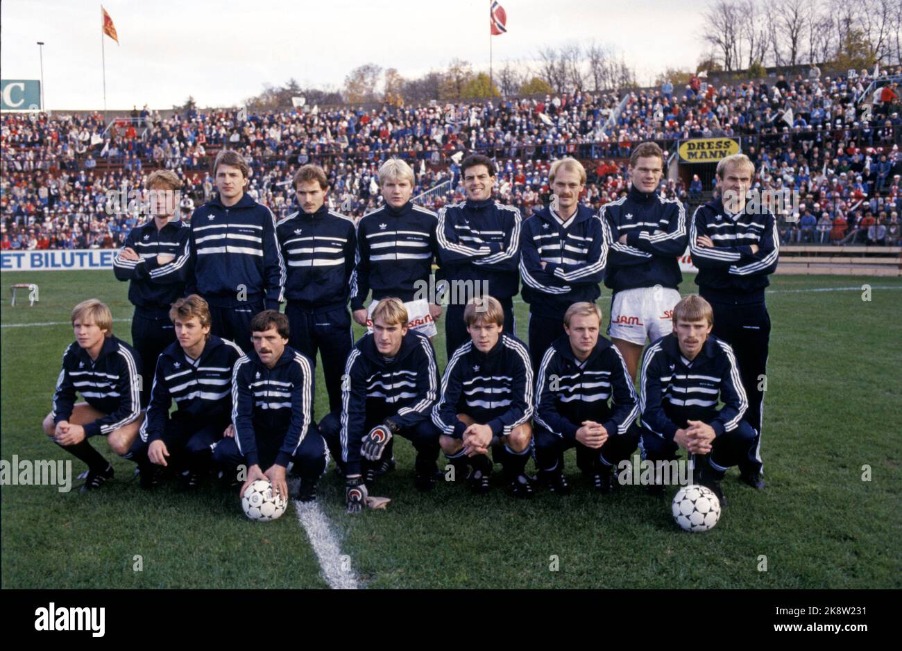 Oslo 19841021 the viking football team hi-res stock photography and ...
