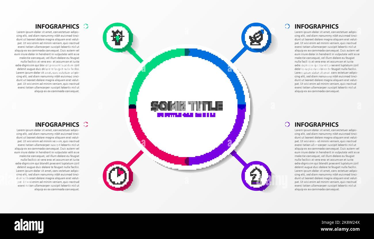 Infographic design template. Creative concept with 4 steps. Can be used ...