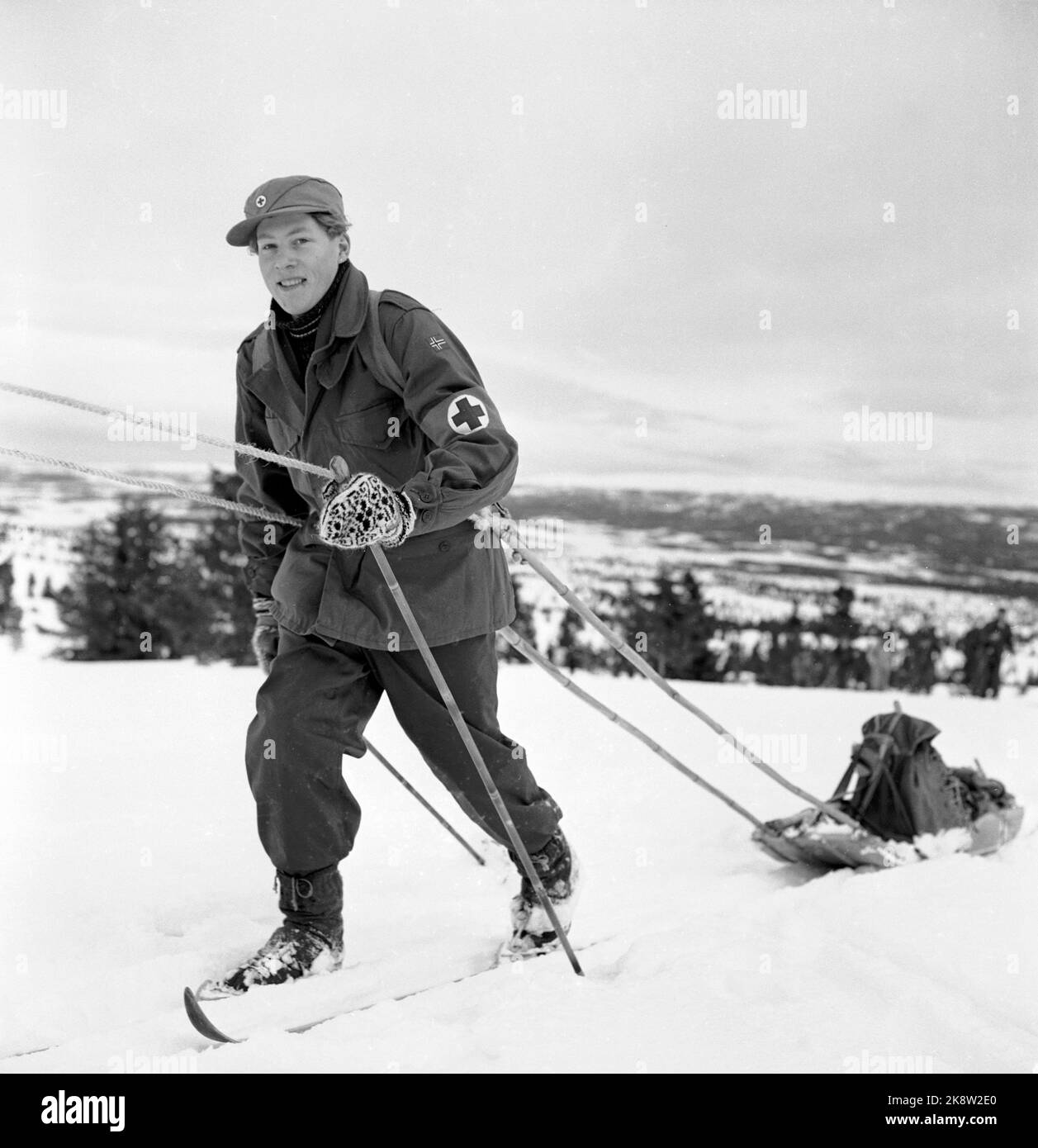 "Storefjell 25-30 January 1955. The Norwegian Red Cross Relief Corps ...
