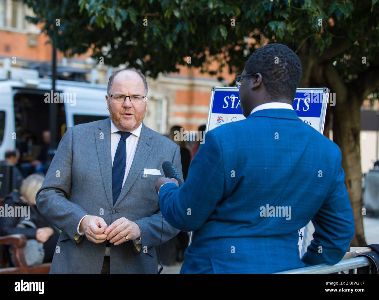 London uk oct 2022 George freeman conservative MP for Mid Norfolk ...