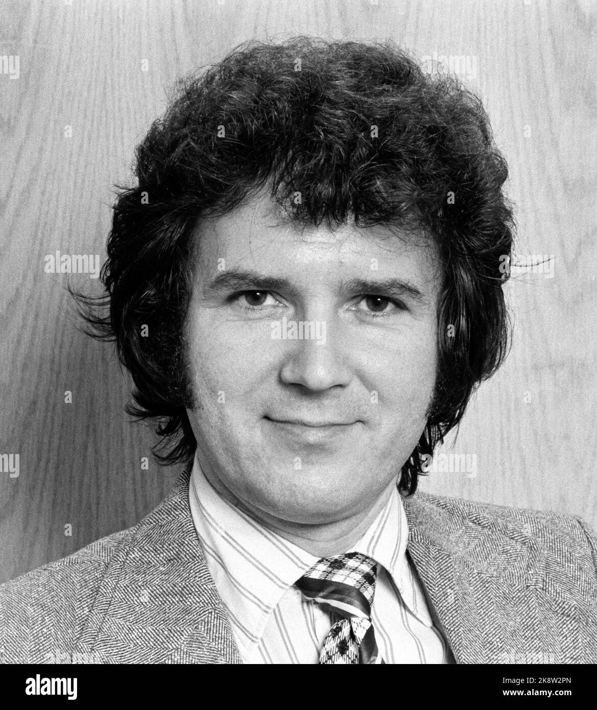 Oslo 197511: Egil Teige, NRK, photographed November 1975. Photo: Henrik Laurvik / NTB Stock ...