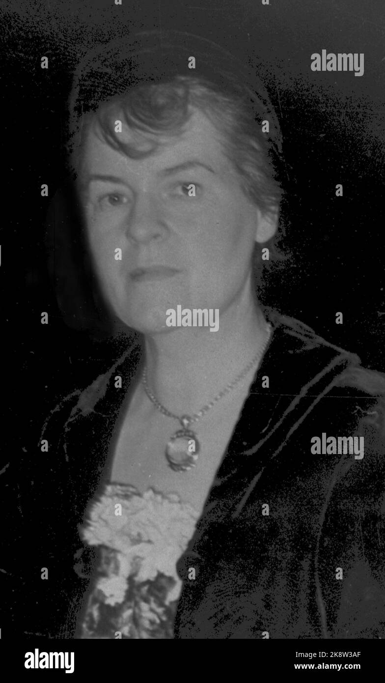 Marie Hamsun, married to Knut Hamsun. NTB Norway Stock Photo - Alamy