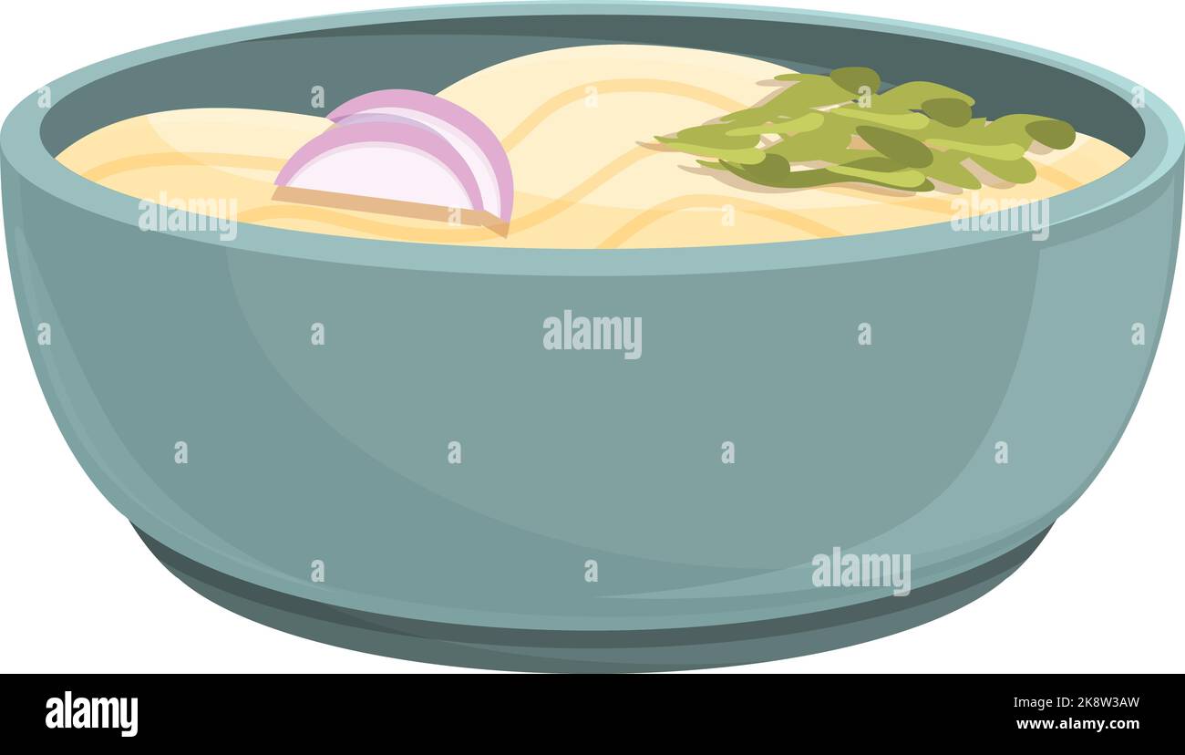 Japan food icon cartoon vector. Japanese soup. Cuisine rice Stock ...