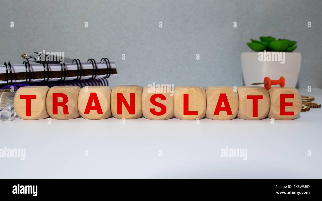 Translate word hi-res stock photography and images - Alamy