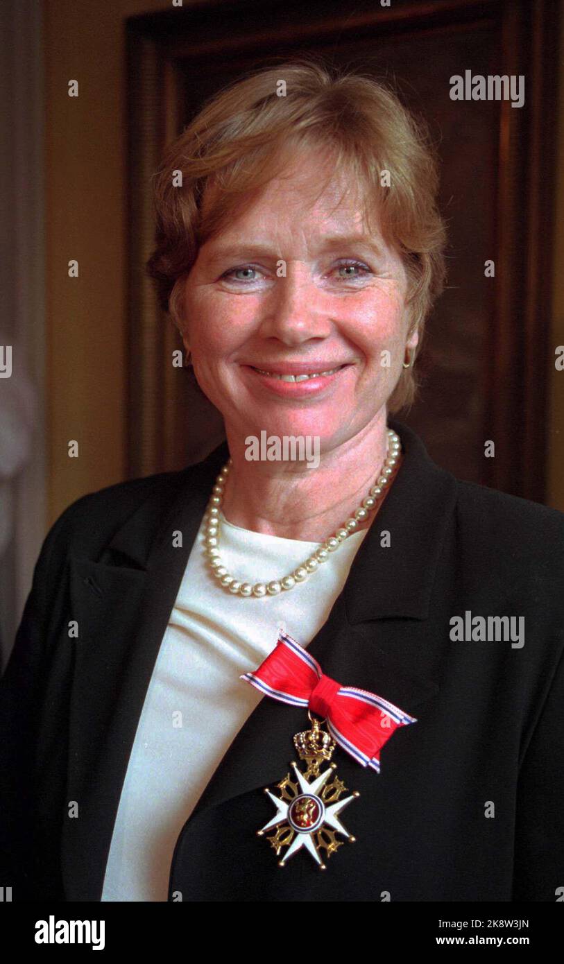 Actor Liv Ullmann was appointed commander of St. Olav's order for ...