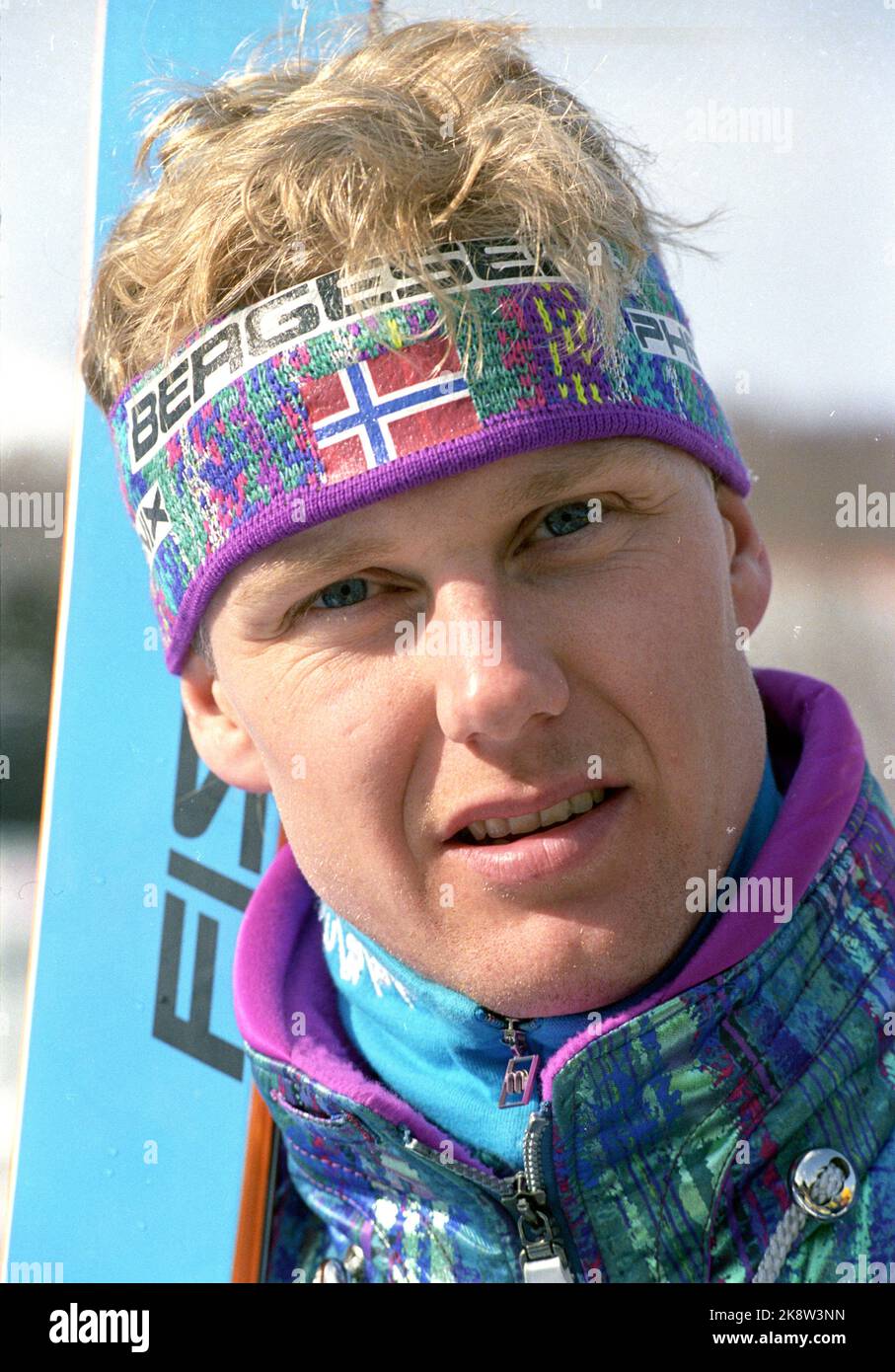 Morioka, Japan February 1993. The World Cup in alpine branches. Atle ...