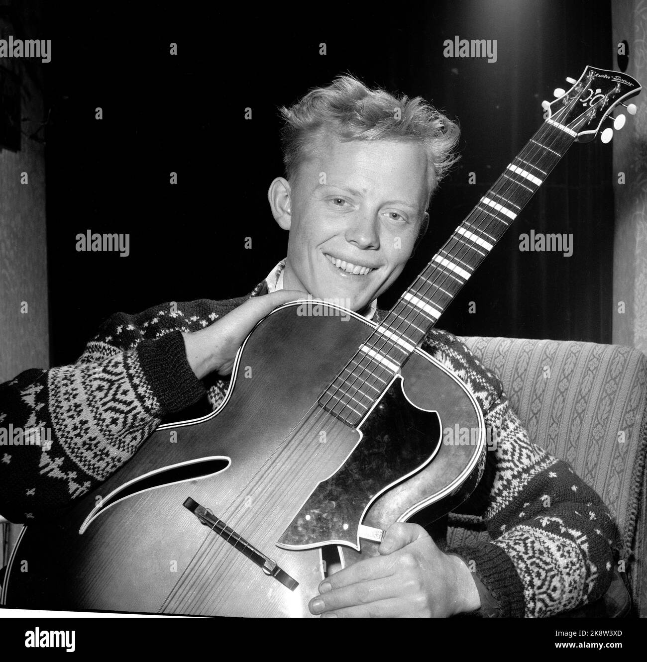 Oslo 195806: Rocke-Pelle alias Per Harald Hartvig is one of the youth's ...