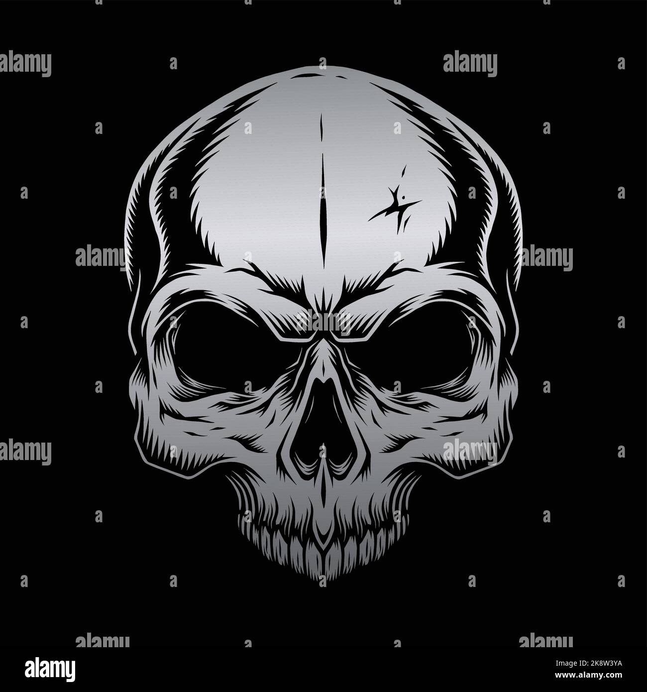 Skull vector Design. EPS 10, Editable, Vector Illustration Stock Vector ...