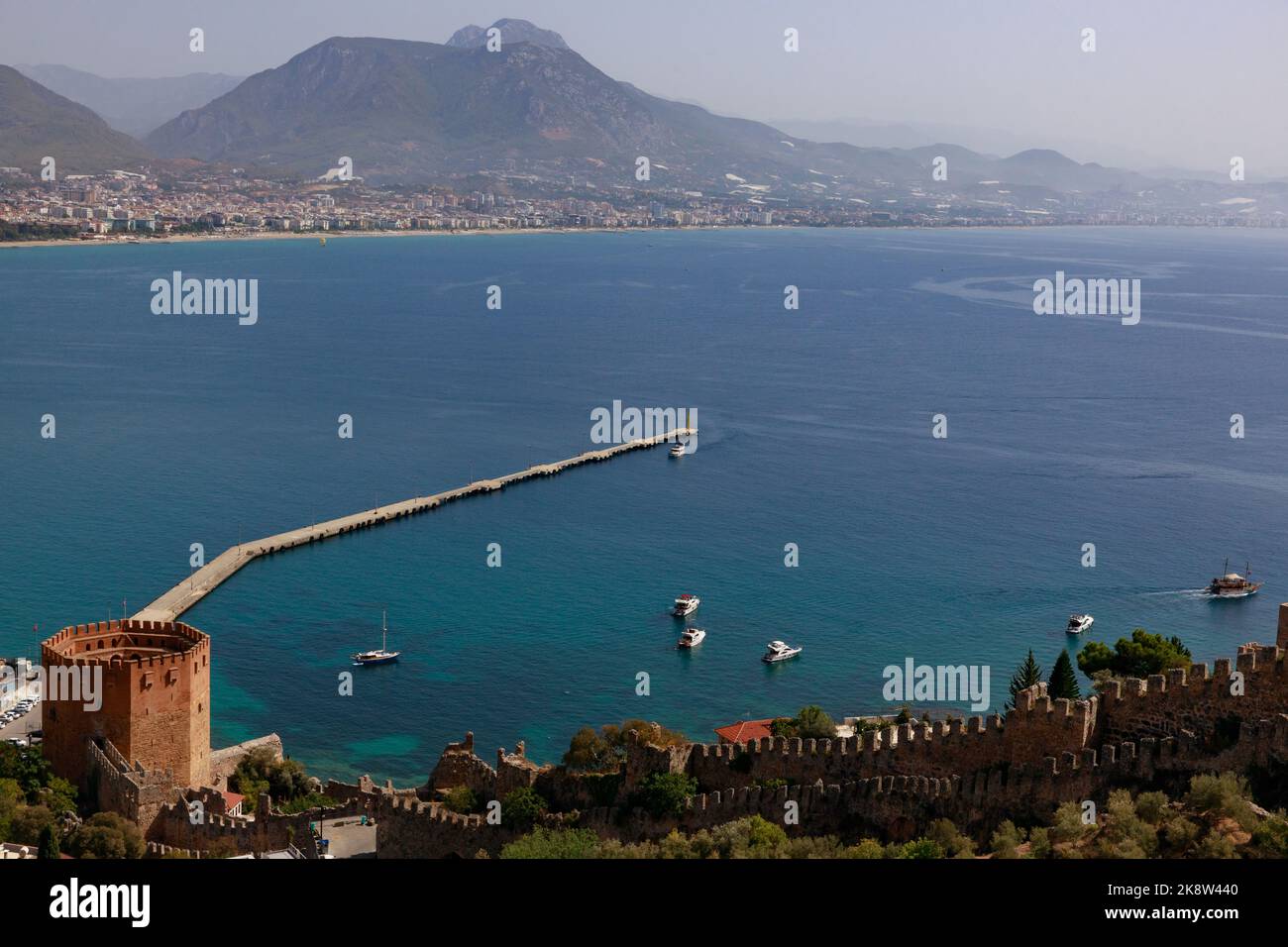 View of the coastal part of the city. Top view Stock Photo - Alamy