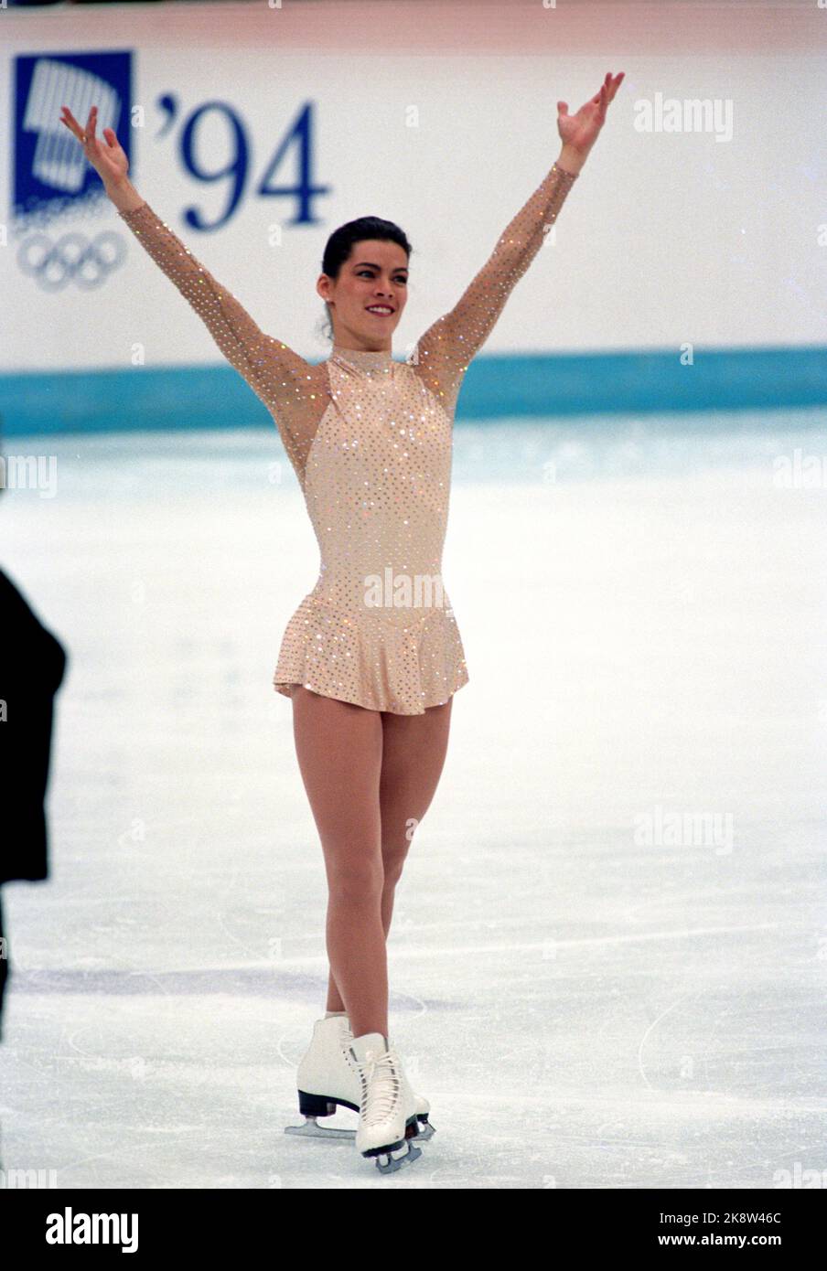 Hamar Olympics 19940225 Winter Olympics at Lillehammer 1994 Art run, free women: American art ...