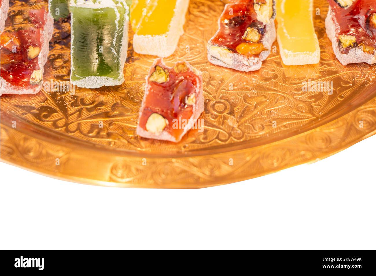 Traditional Turkish Delight (Rahat Lokum Stock Photo - Alamy