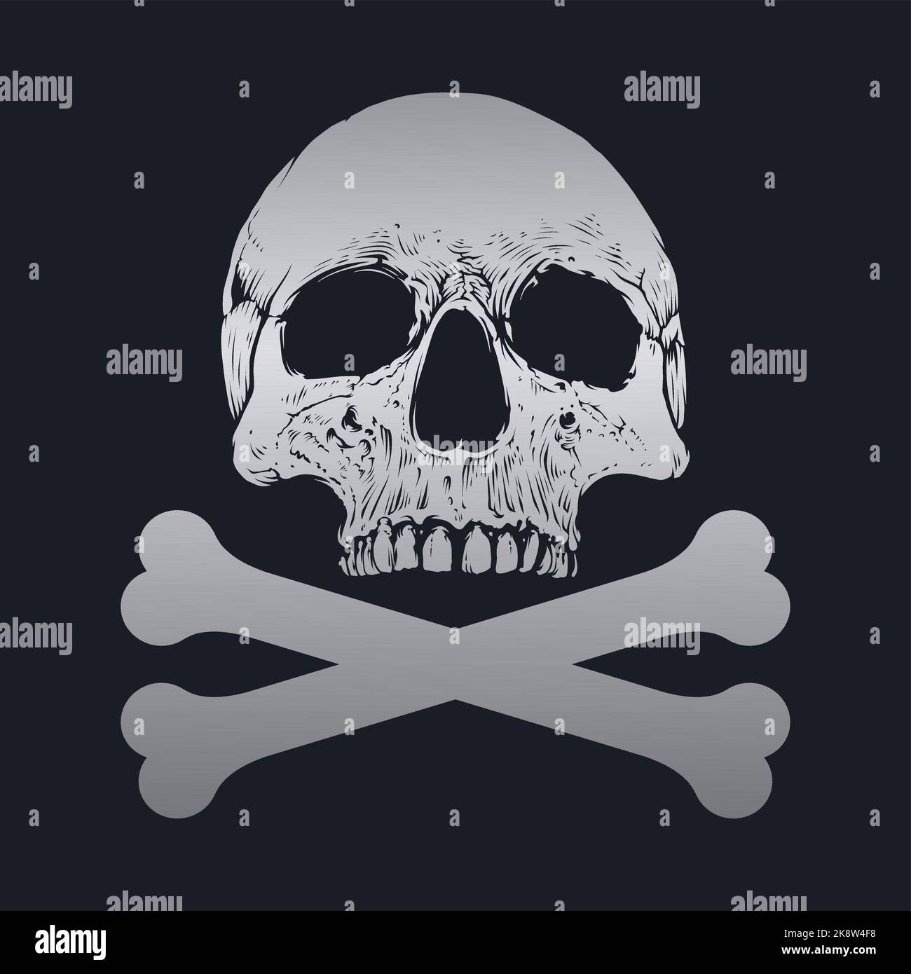 Skull vector Design. EPS 10, Editable, Vector Illustration Stock Vector ...