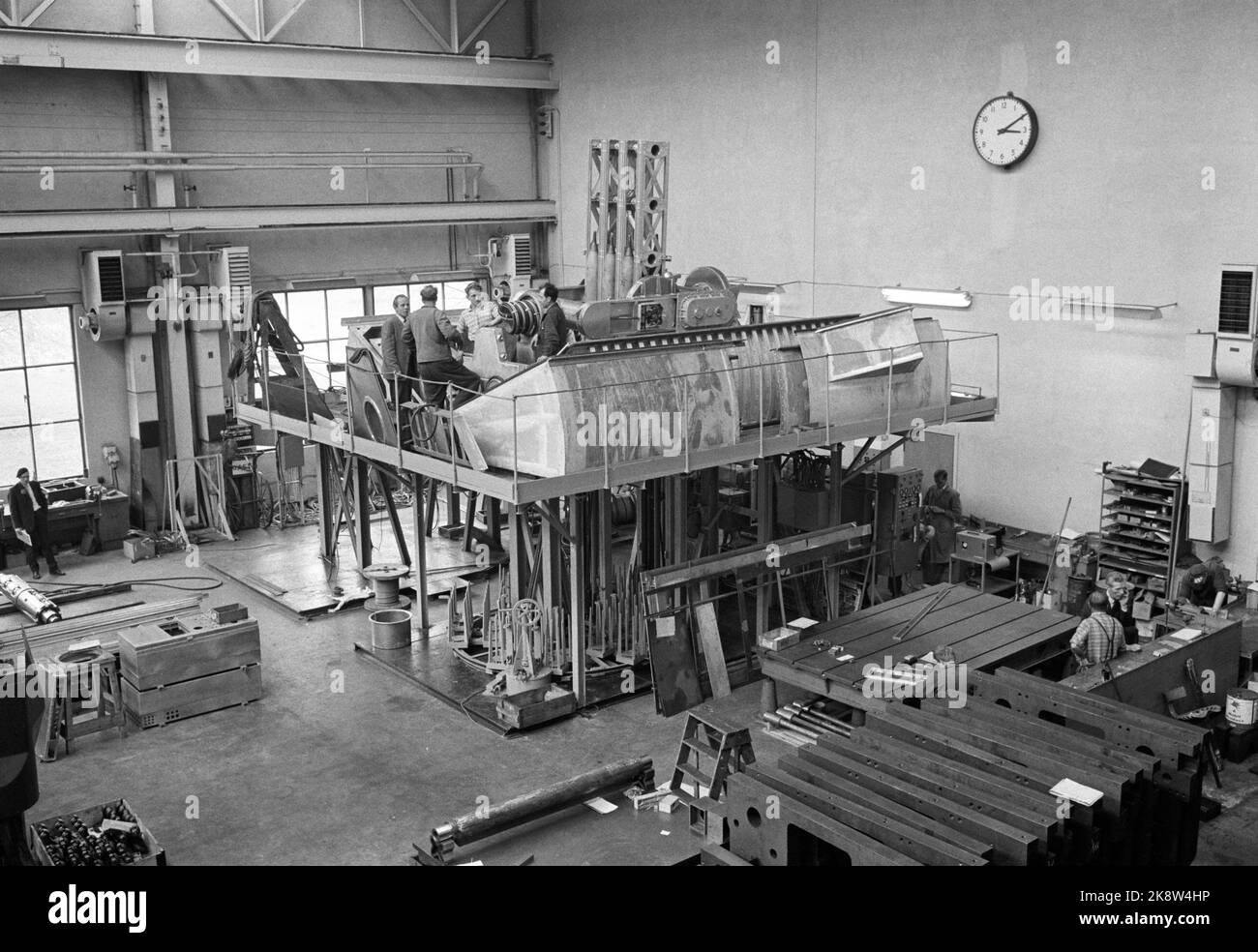 Kongsberg 19620825. Rockets for NATO. Kongsberg weapons factory has ...