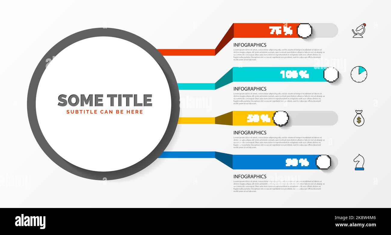 Infographic design template. Creative concept with 4 steps. Can be used ...