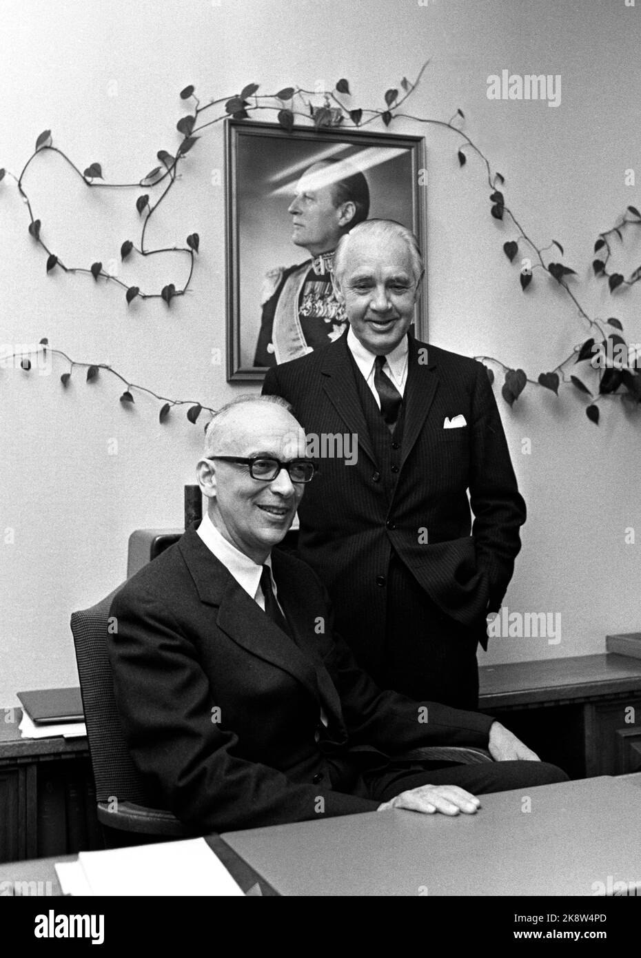 Oslo 19710317 Government change after the so -called leak case. City ...