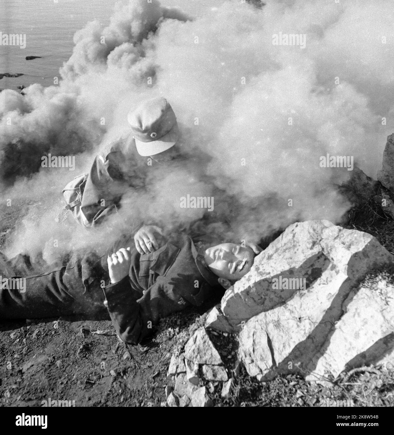 Oslo 1955 SOS to the Relief Corps The Red Cross holds a disaster ...