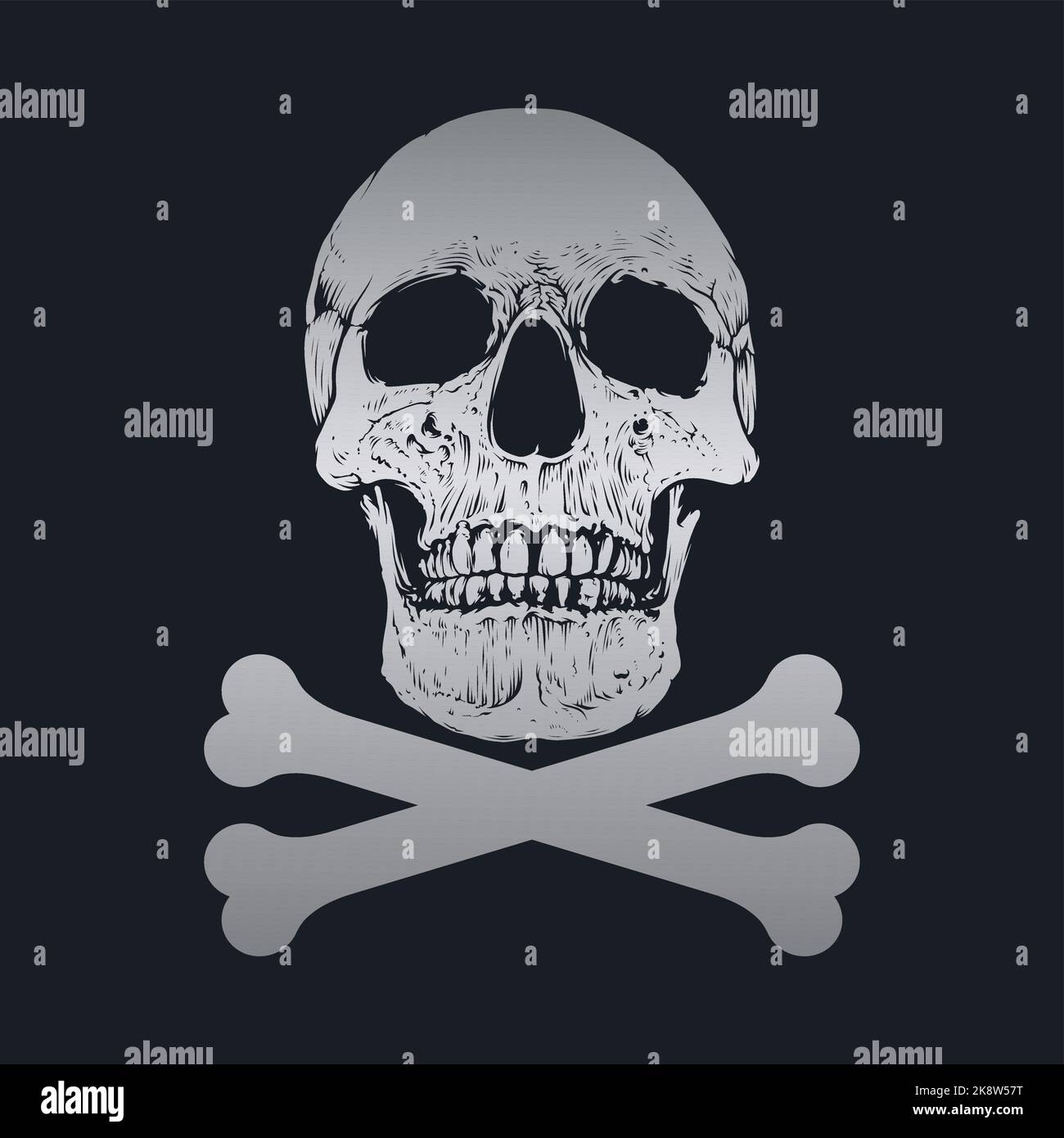 Skull vector Design. EPS 10, Editable, Vector Illustration Stock Vector ...