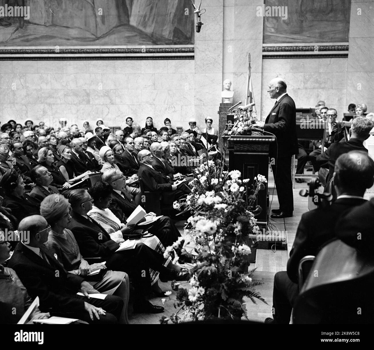 Oslo 19650922 Norway's Red Cross 100th anniversary Party meeting in the ...