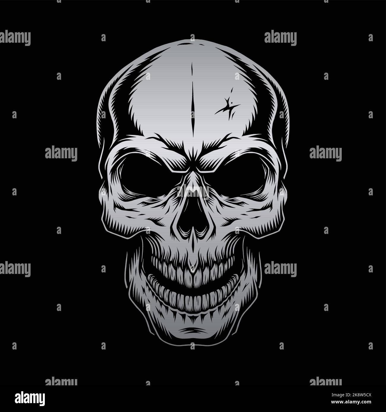 Skull vector Design. EPS 10, Editable, Vector Illustration Stock Vector ...