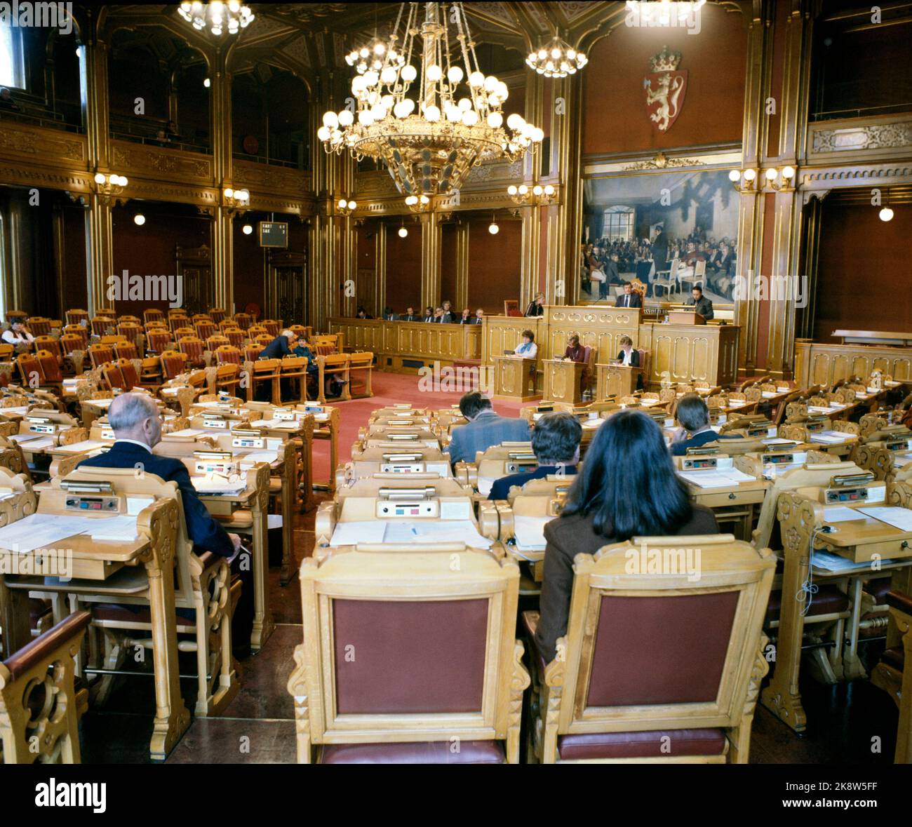 Oslo 25 march 1983 the storting hi-res stock photography and images - Alamy