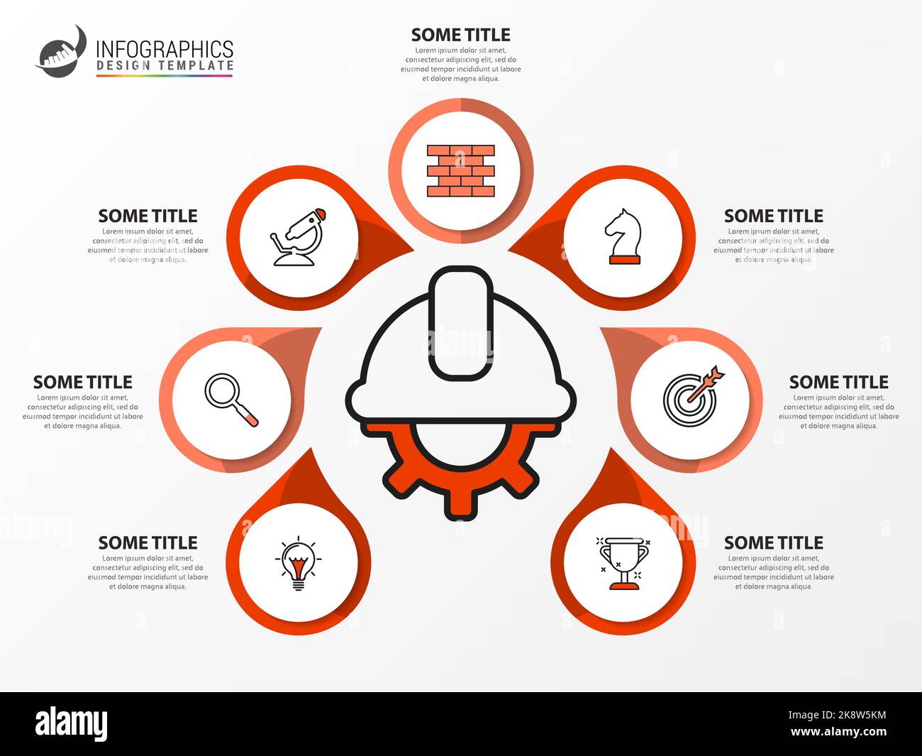 Infographic design template. Creative concept with 7 steps. Can be used ...