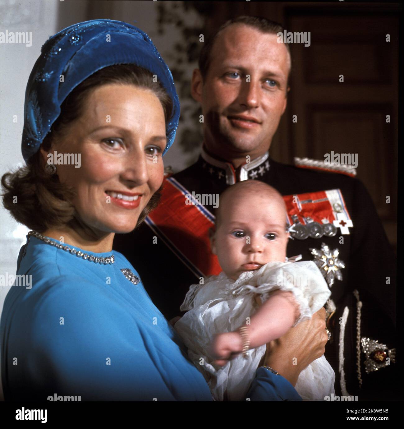 Oslo, the castle. 19730920. Prince Haakon Magnus Baptism at the Castle ...