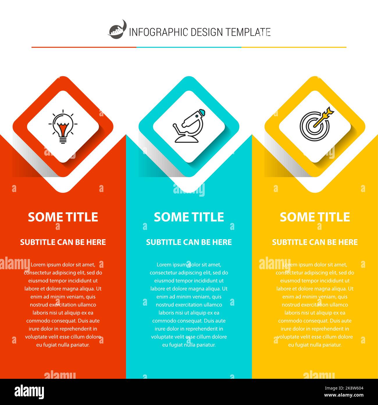 Infographic design template. Creative concept with 3 steps. Can be used ...