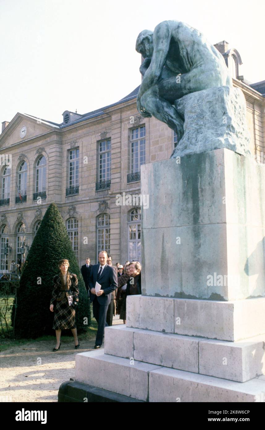 France on February 17, 1981. The Crown Prince couple visits France ...