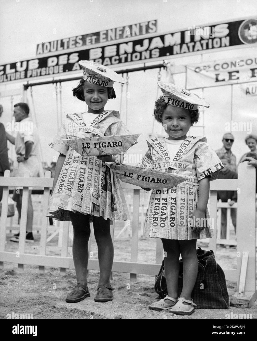 Paris, France 1956. Every summer, the newspaper 'Le Figaro' arranges a ...