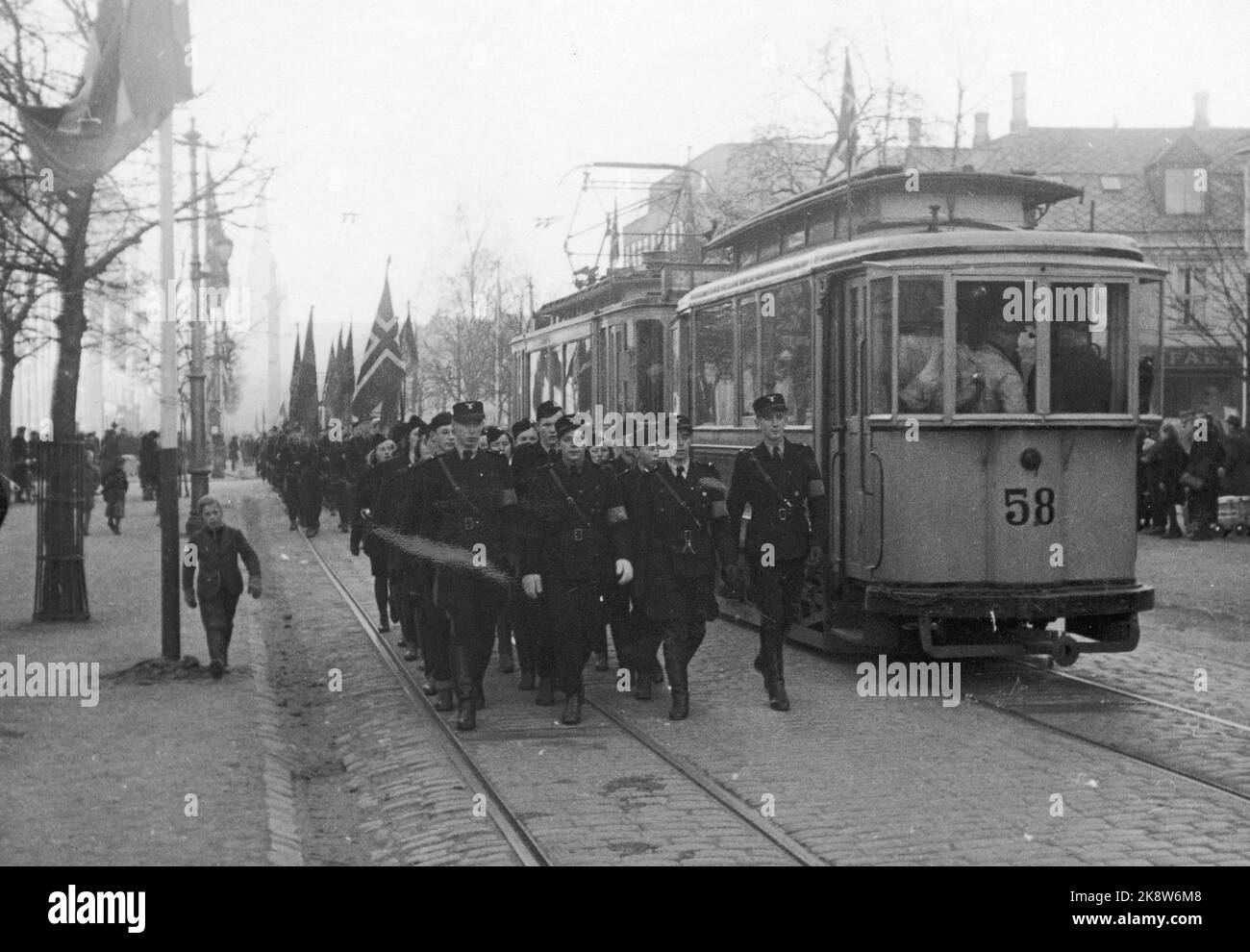 Trondheim tram Black and White Stock Photos & Images - Alamy