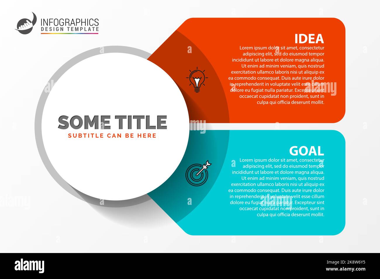 Infographic design template. Creative concept with 2 steps. Can be used ...