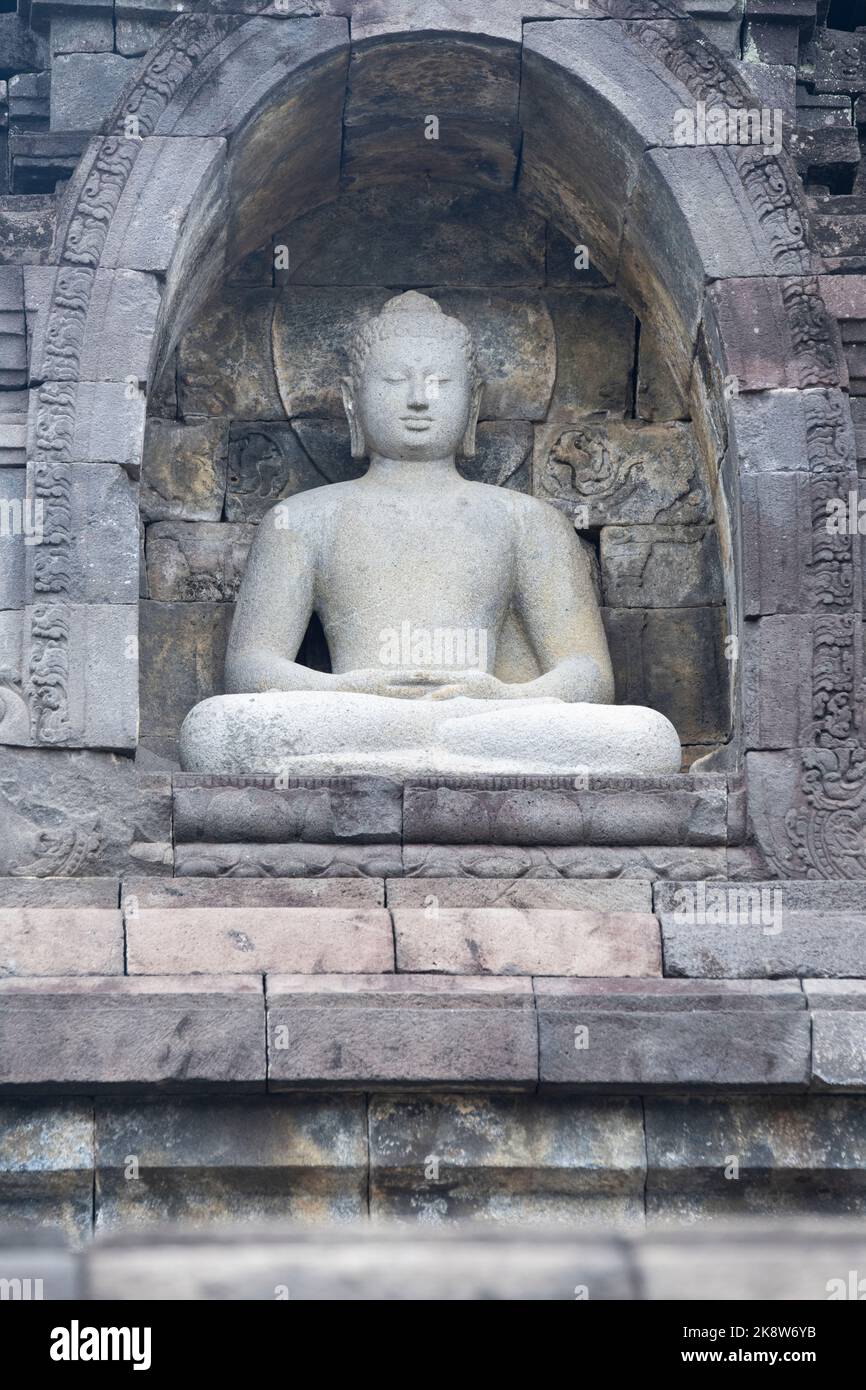 Indonesia, Java, Borobudur. The largest Buddhist monument in the world ...
