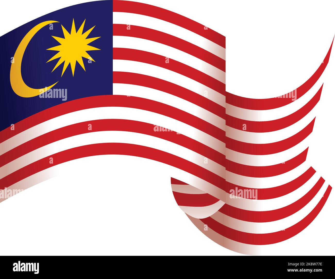 Country day icon cartoon vector. Malaysia flag. Happy card Stock Vector ...