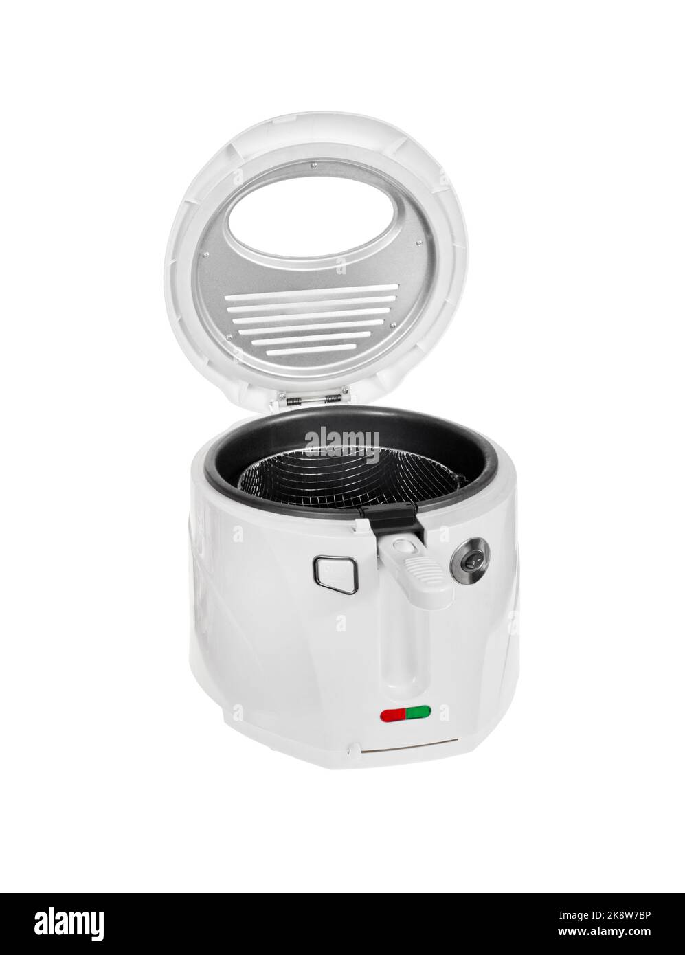 deep fryer machine isolated on white background Stock Photo - Alamy