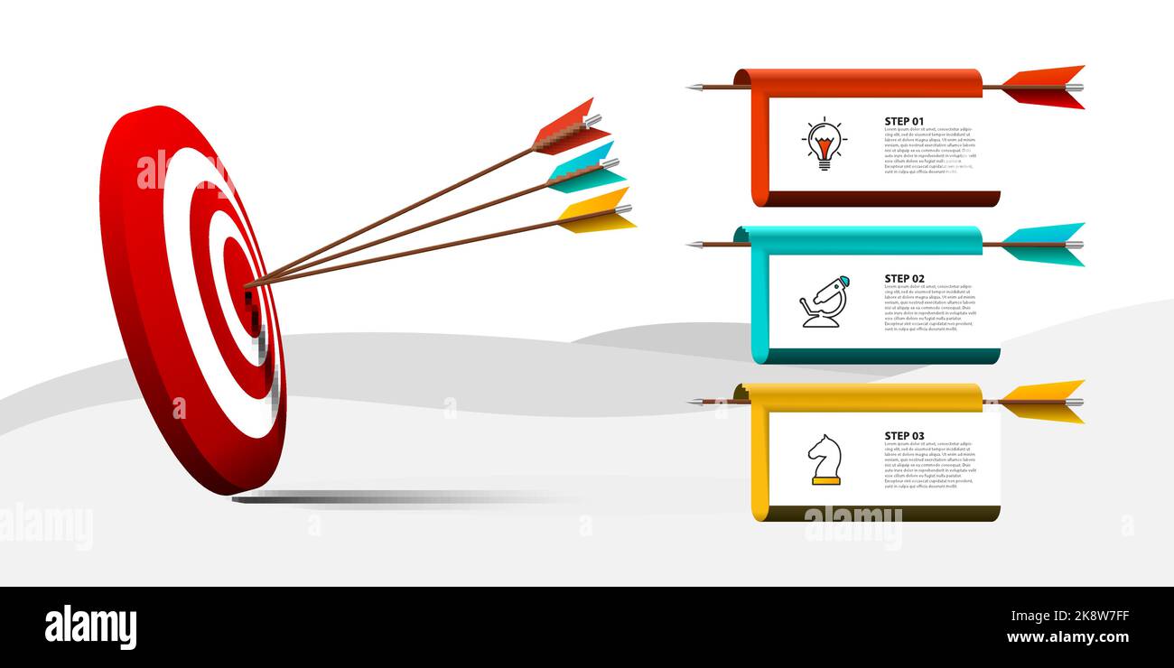 Infographic design template. Creative concept with 3 steps. Can be used ...