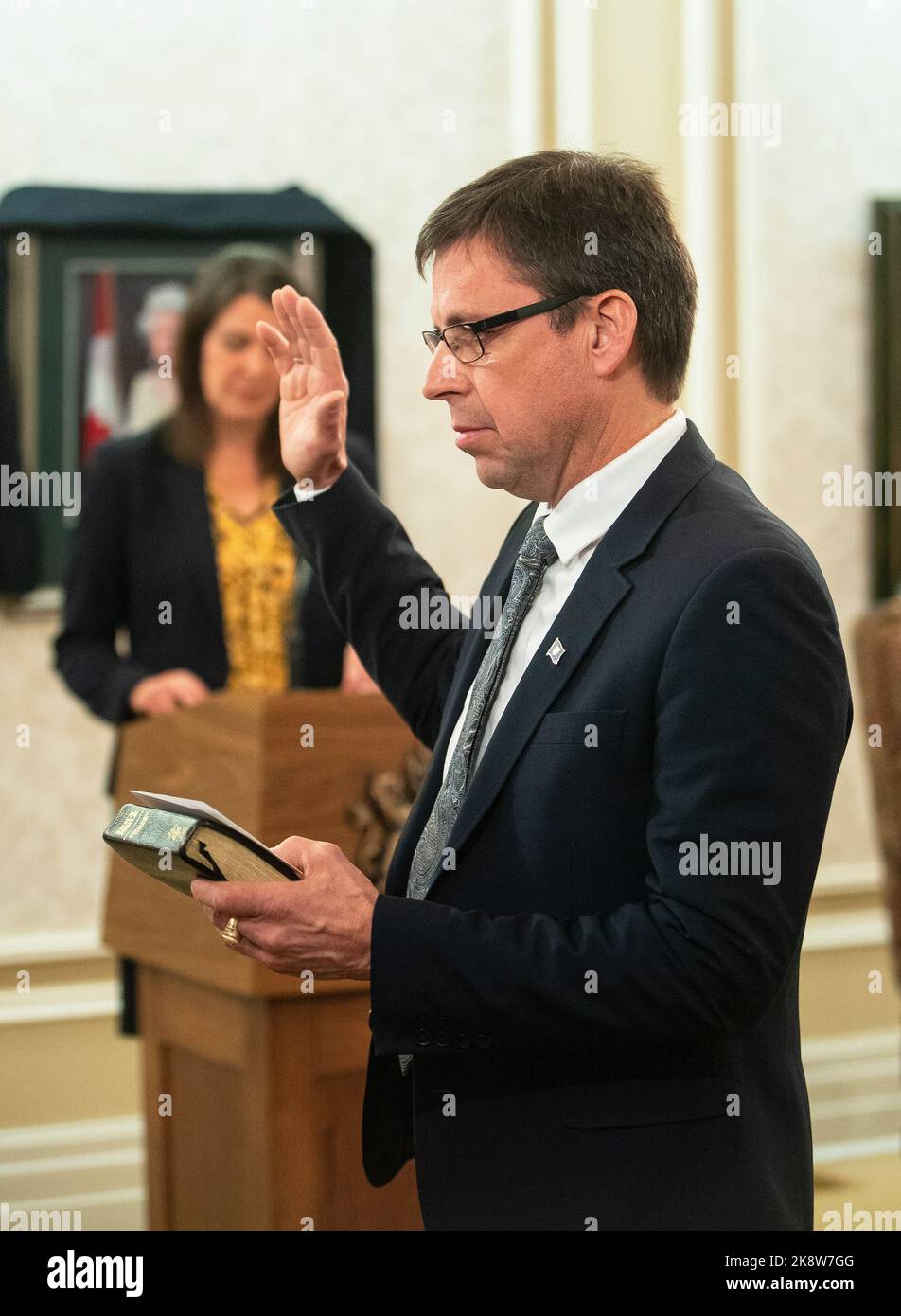 Todd Loewen is sworn into cabinet as Minister of Forestry, Parks and ...